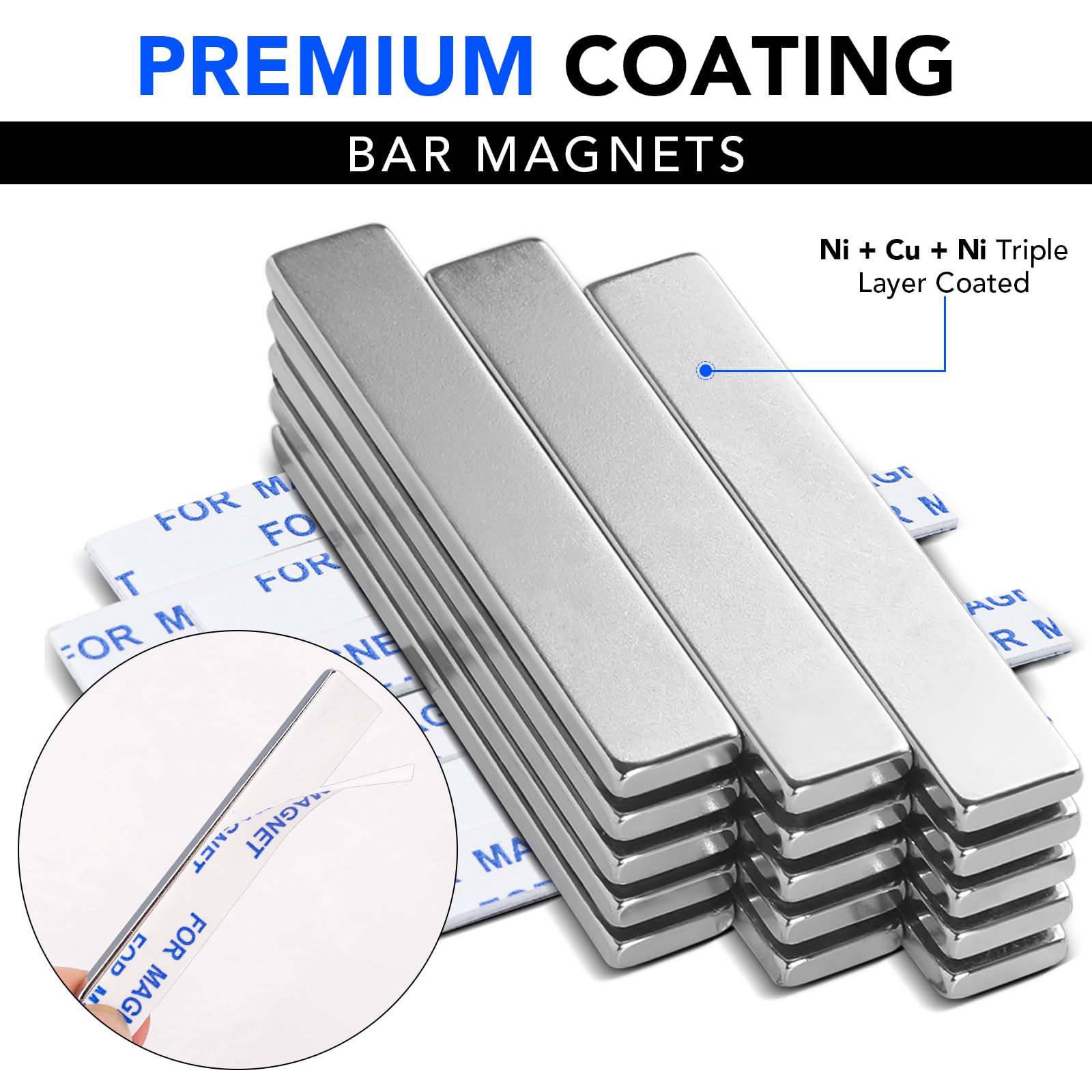 Mua DIYMAG Strong Bar Magnets, Rare Earth Neodymium Magnets with ...