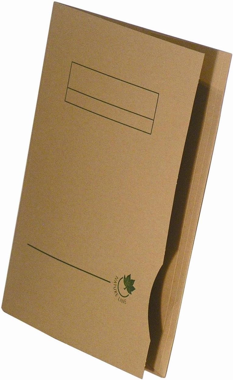 FAST Lot de 50 Sous Dossiers 2 Rabats 24 x 32 cm en Kraft Ecru: Amazon ...