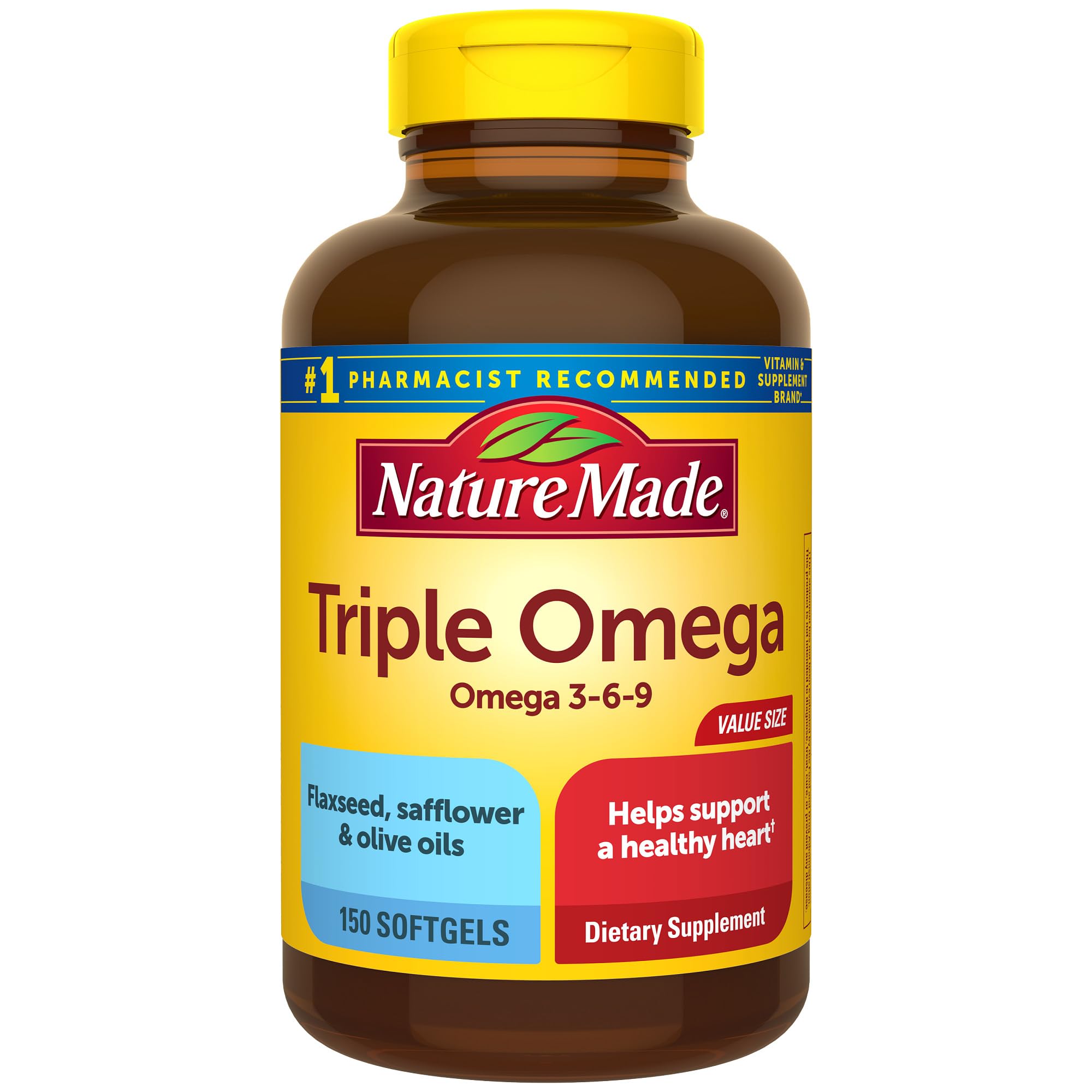 Mua Triple Omega 3 6 9, Flaxseed, Safflower, & Olive Oils, Healthy ...