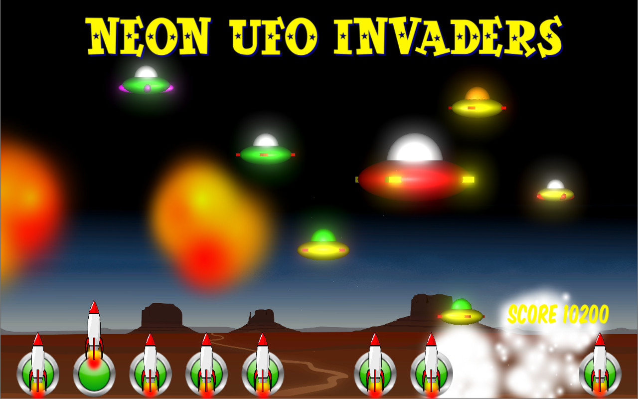 Neon UFO Invaders from Space Pro:Amazon.ca:Appstore for Android
