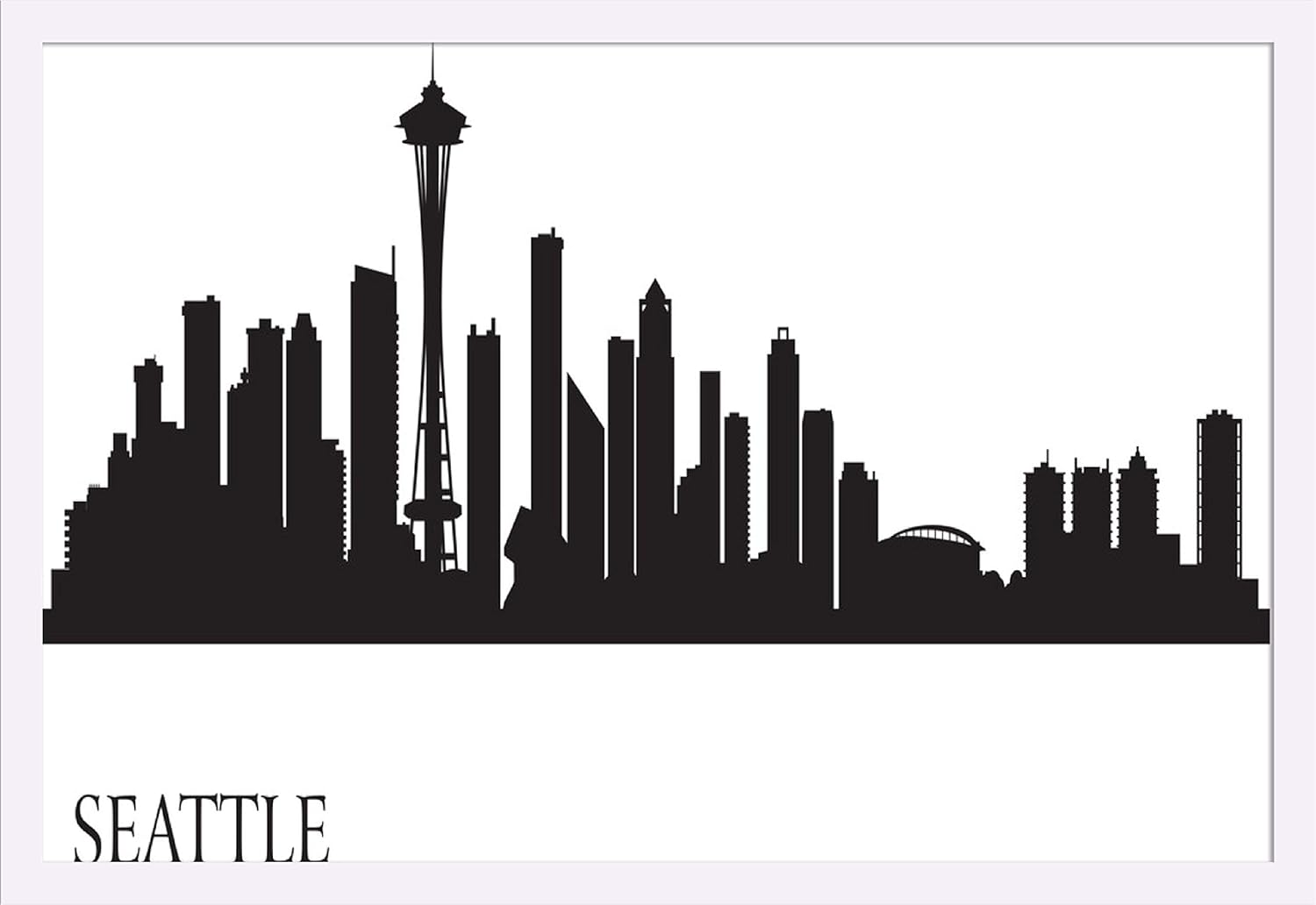 Seattle Skyline Coloring Pages