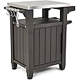 Amazon.com : Keter Unity Portable Outdoor Table and Storage Cabinet ...