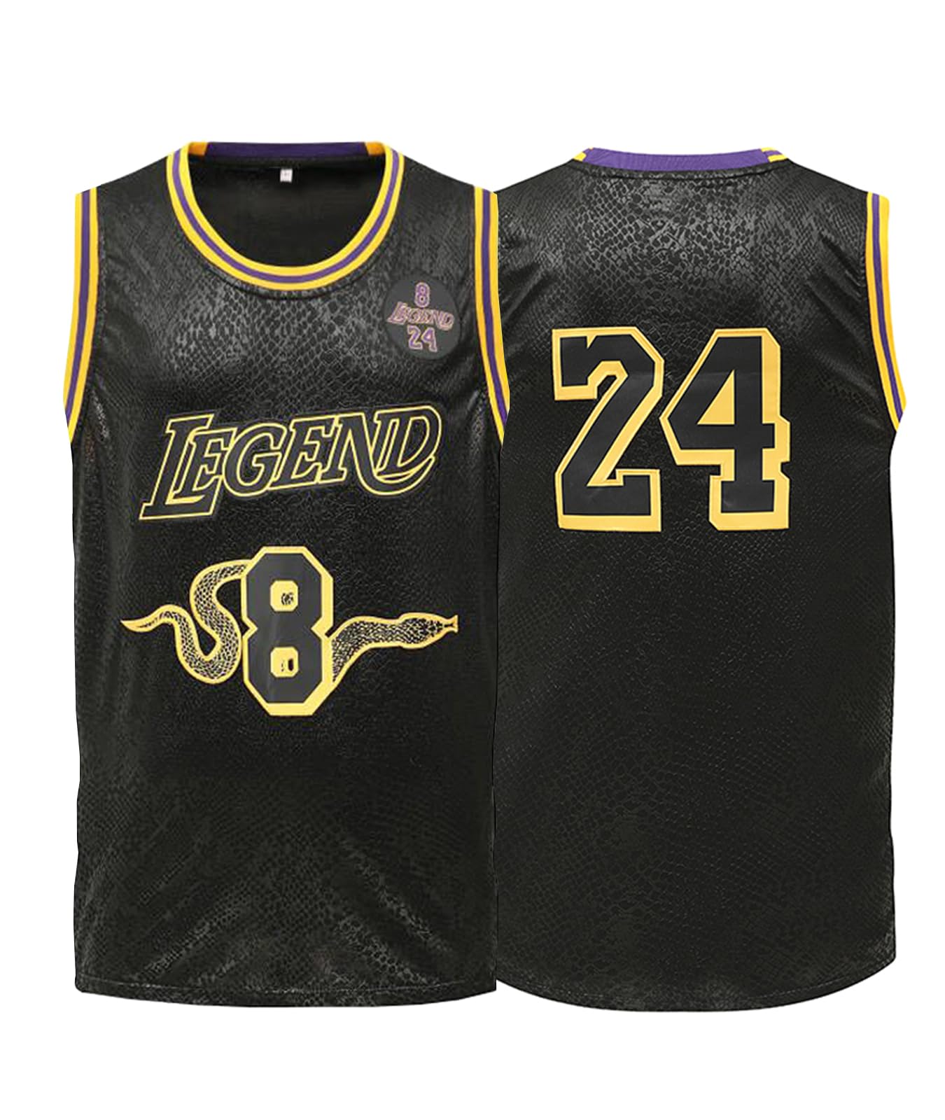 Livrania Youth #8 Legend Basketball Jersey Kids Boys #24 Sports T-Shirt ...