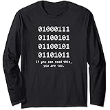 Amazon.com: Funny Computer Binary Code Programmer, Developer Geek Gift ...
