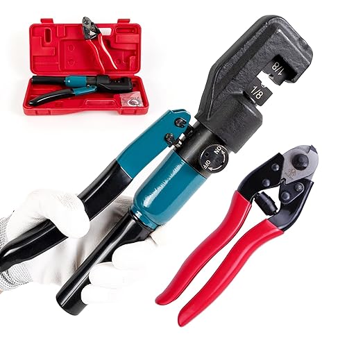 Muzata Custom Cable Railing Crimping Tool Hydraulic Crimper Hydraulic ...