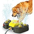 Pet Supplies : Dog Water Sprinklers,Outdoor Step On Dog Water Sprinkler ...