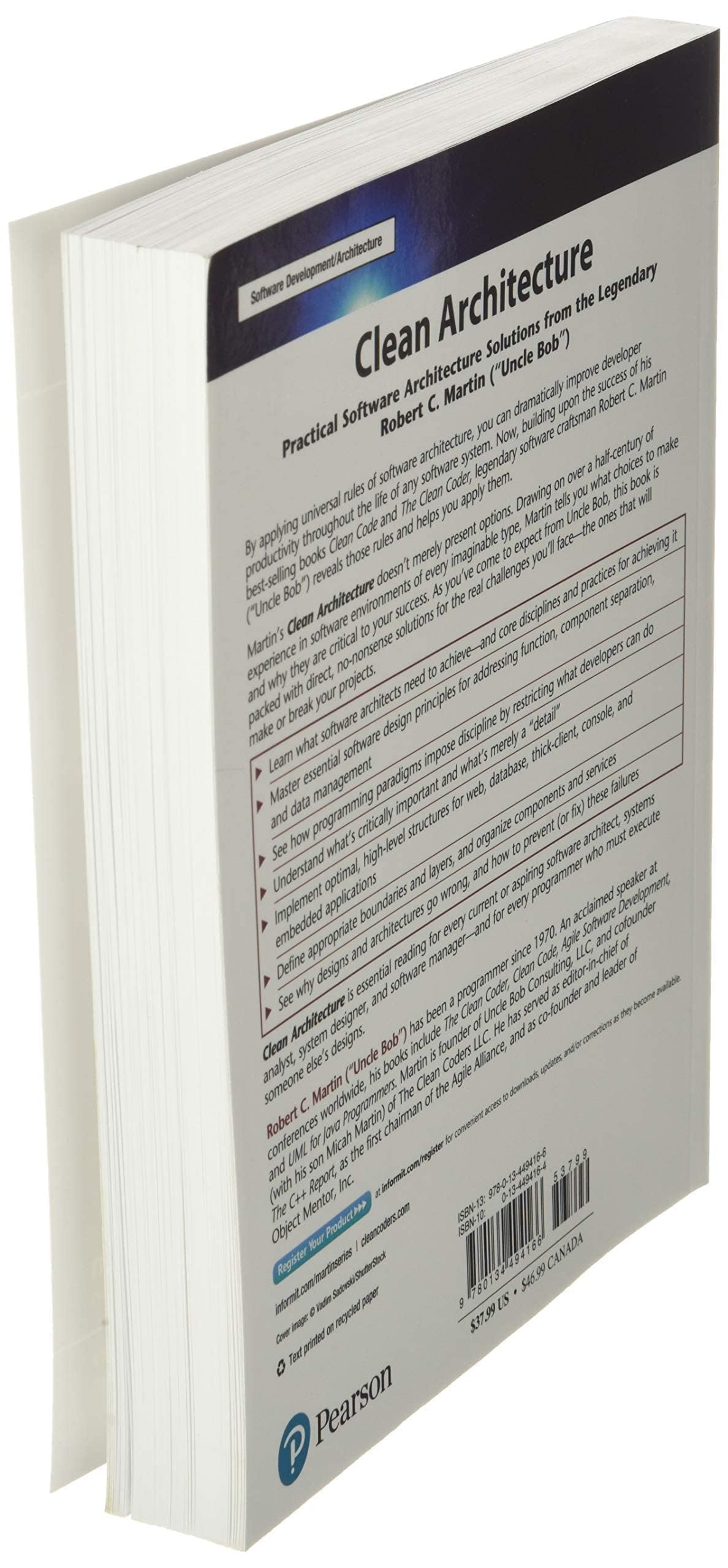 Mua Clean Architecture: A Craftsman's Guide to Software Structure and ...