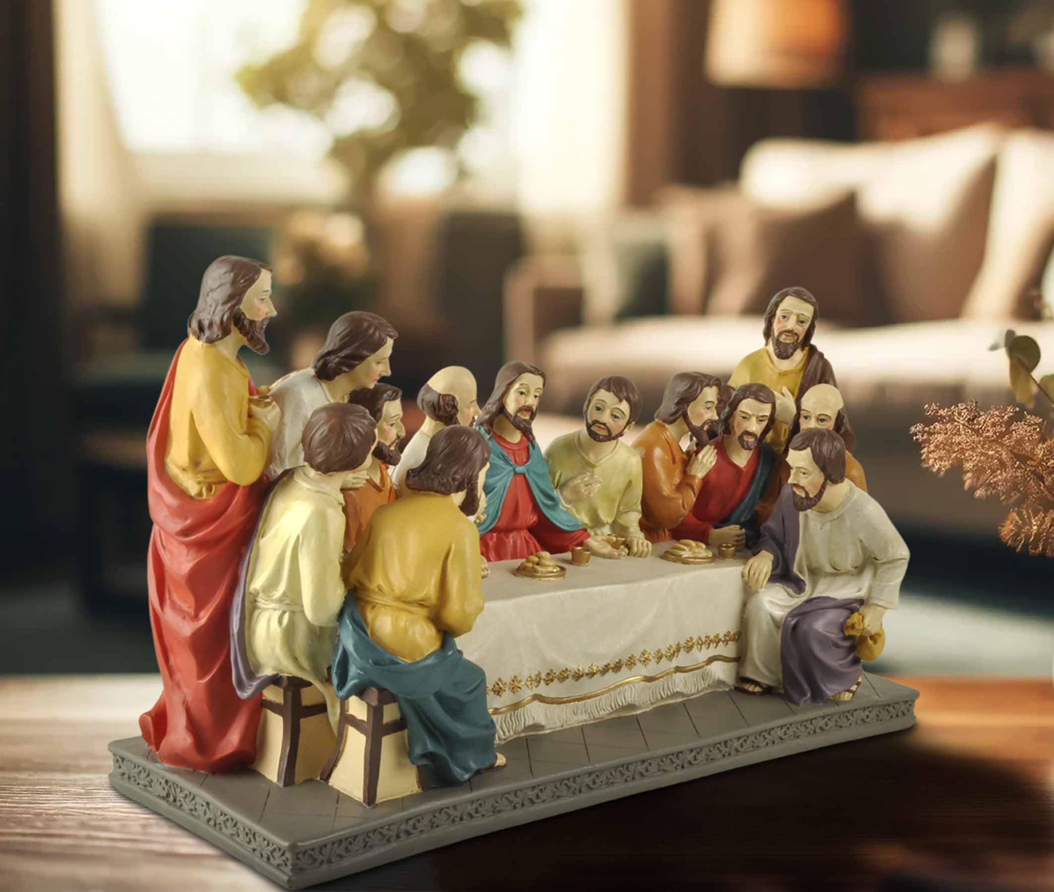 Mua The Last Supper Figurine Statue, 11.41 Inch Last Supper Scene ...