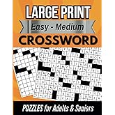 2025 Easy to Medium Crossword Puzzle Book For Adults: 100 Fun and ...