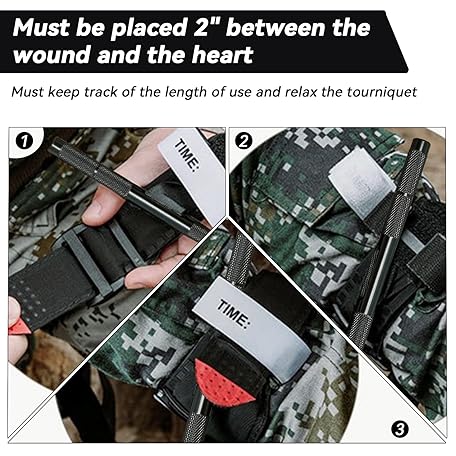 Mua Soves Tourniquet, Tourniquet Kit [Upgraded Metal 37.4" Windlass Rod ...