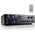 Donner 4 Channel Bluetooth 5.0 Audio Power Amplifier - Peak Power 440W Home Theater Stereo ...