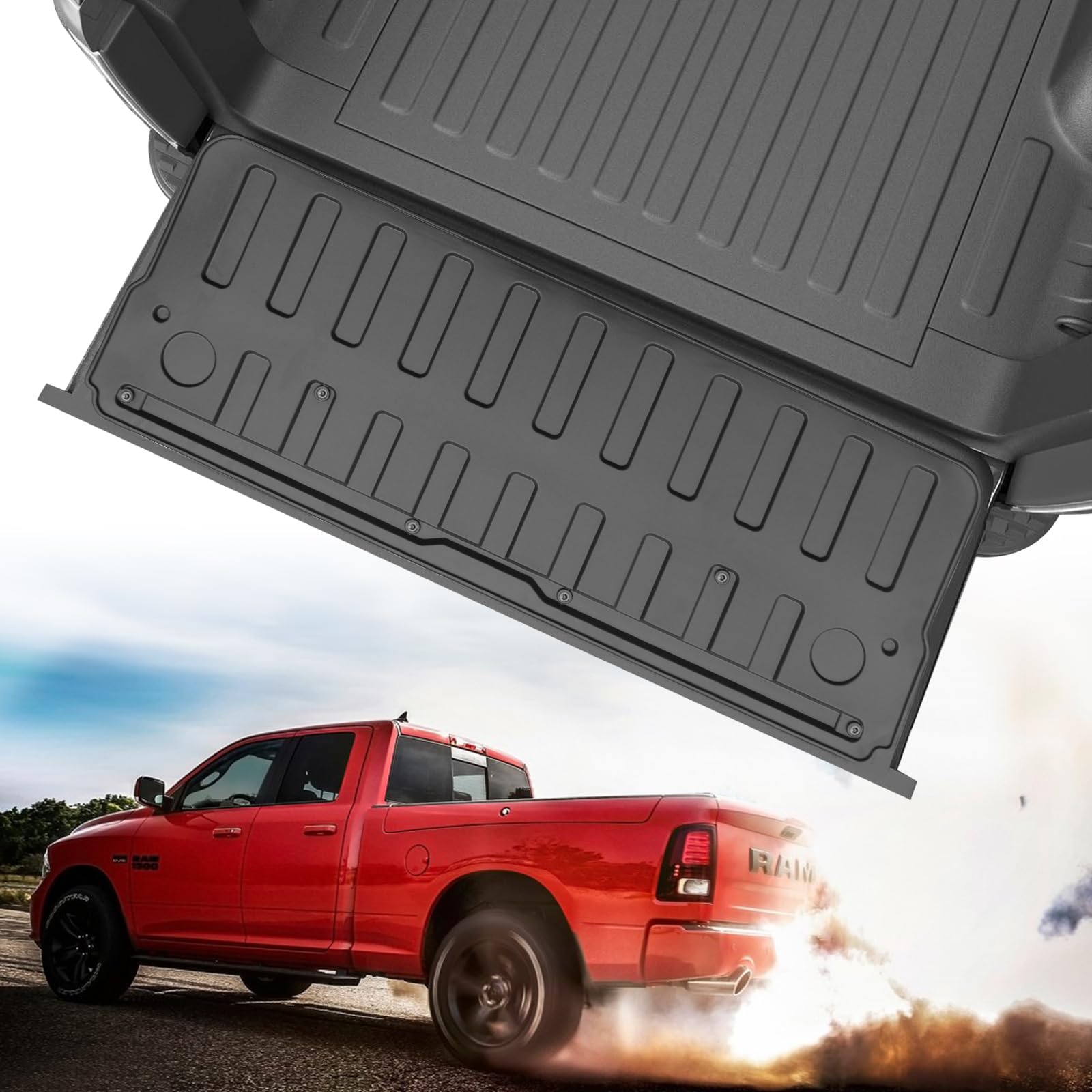 Custom for 2019-2024 2025 Dodge Ram1500 Tailgate Mat TPE All Weather ...