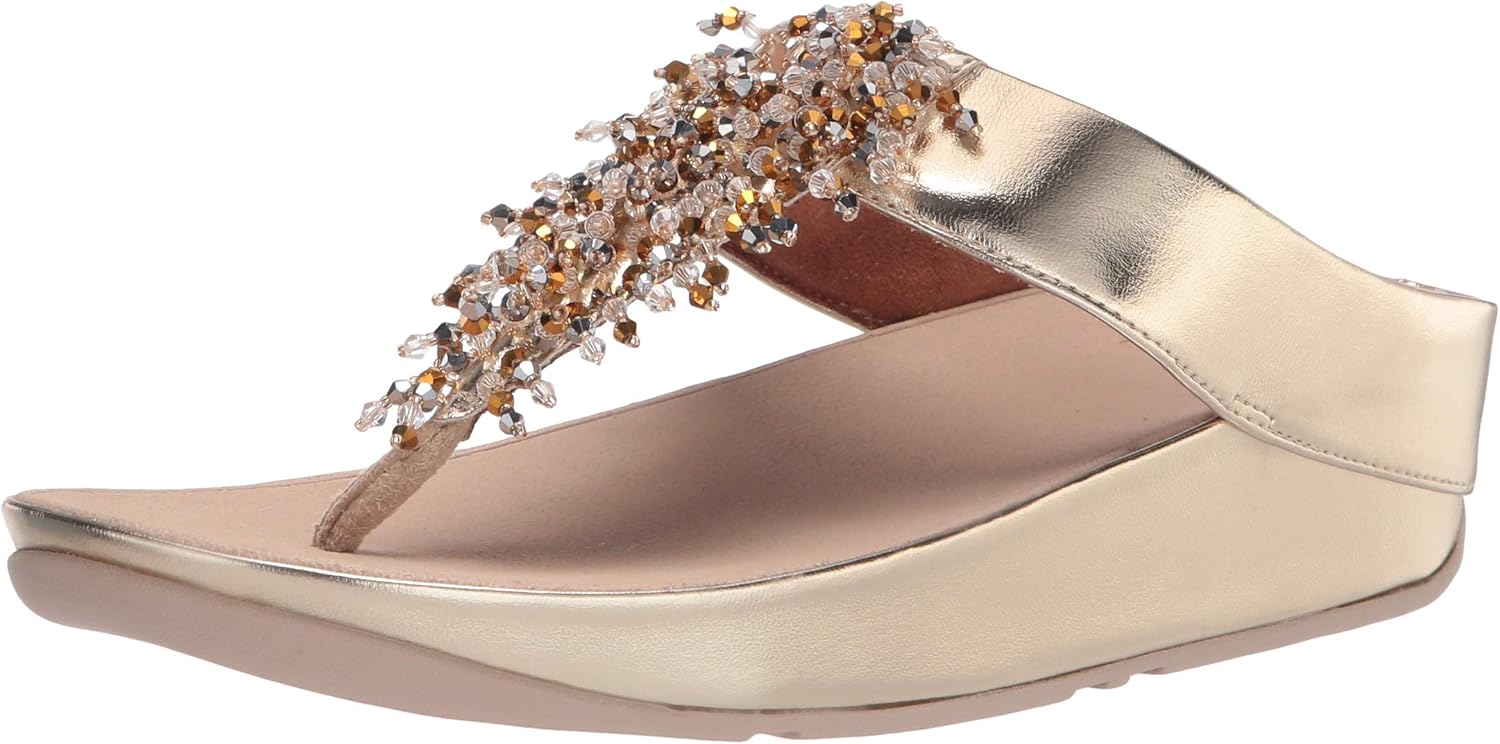 Fitflop Damen Rumba Beaded Toe-Post Sandals Flipflop: Amazon.de: Schuhe ...