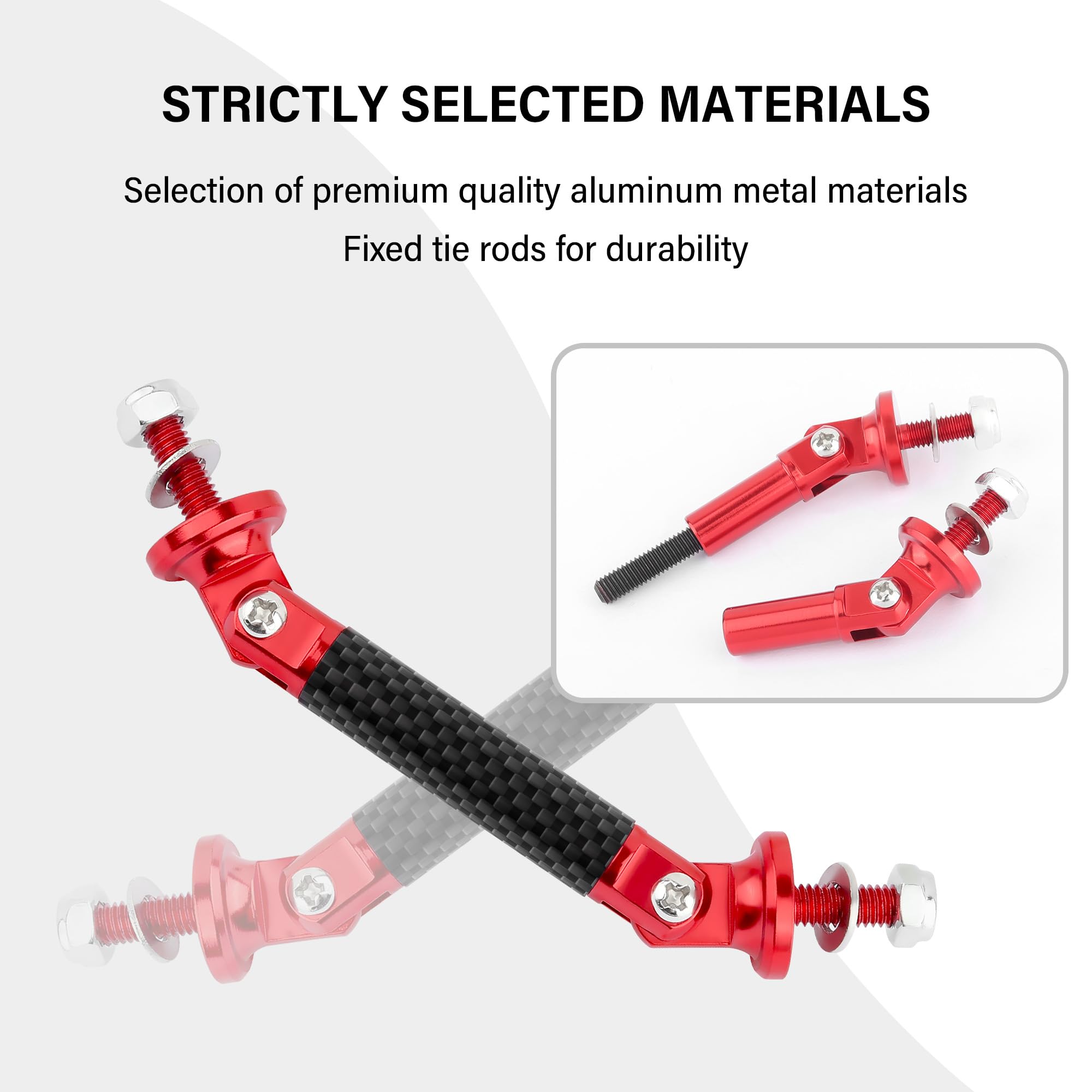 Mua 2PCS Bumper Quick Release Fasteners,Carbon Fiber Adjustable Quick ...