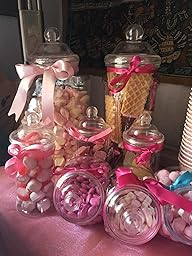 Plastic Jar Party Pack-10 Assorted Jars: Amazon.co.uk: Kitchen & Home