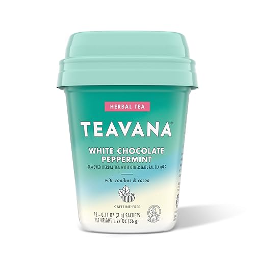 Teavana Caffeine Free Herbal Tea — White Chocolate Peppermint with ...