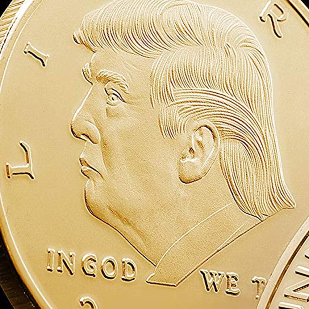 UU Moneda Conmemorativa de Oro de Donald Trump de EE Segundo período ...