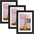 Amazon.com - upsimples 5x7 Picture Frame Set of 3, Made of High Definition Glass for 4x6 with ...