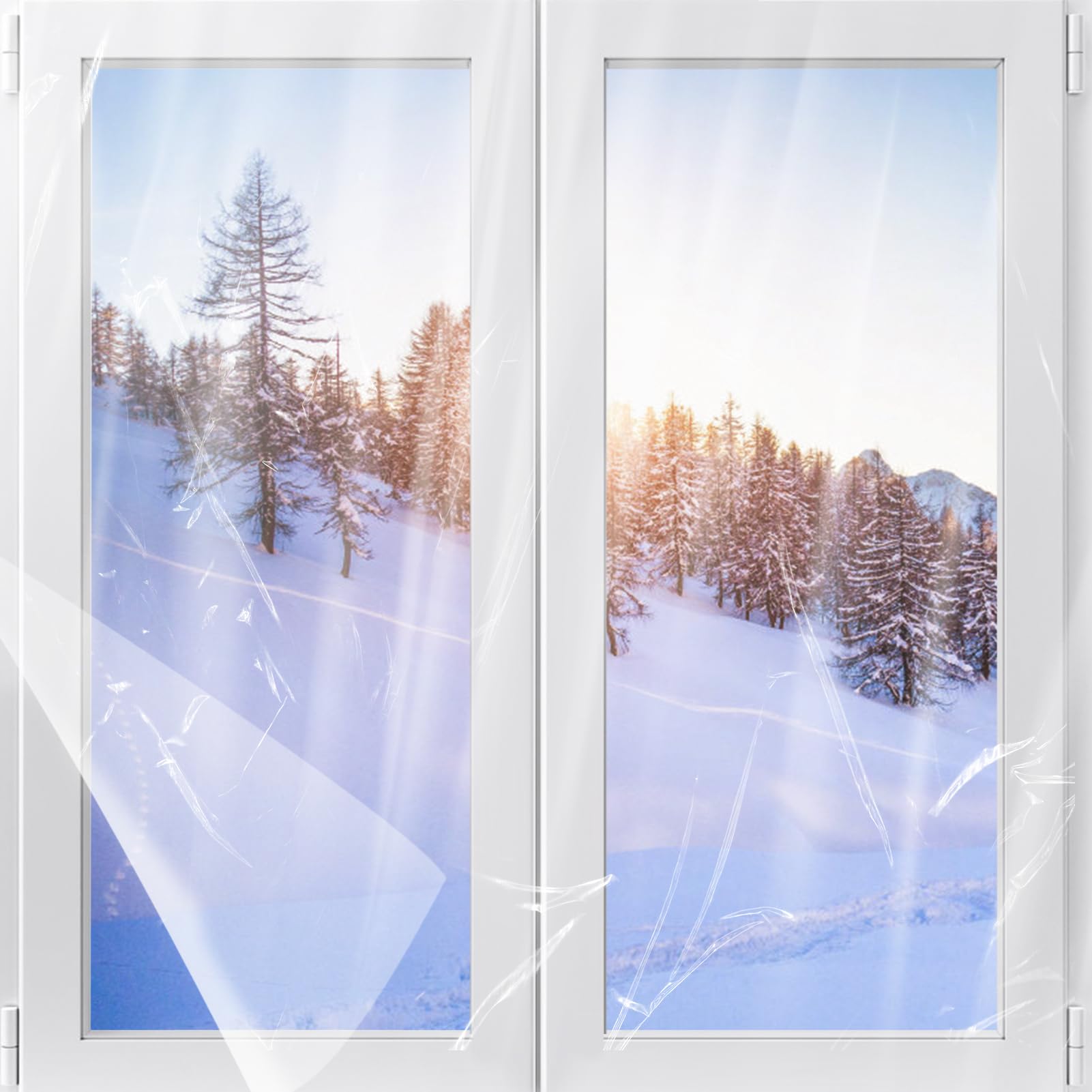 62×236in Window Insulation Kit for Winter- Thicken Indoor 5-Window ...