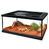 Reptile Glass Terrarium Tank 12"*8"*6",Small Cage Full View with Top ...