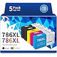 Amazon.com: TEINO 786XL 786 Ink Cartridges Combo Pack Remanufactured ...