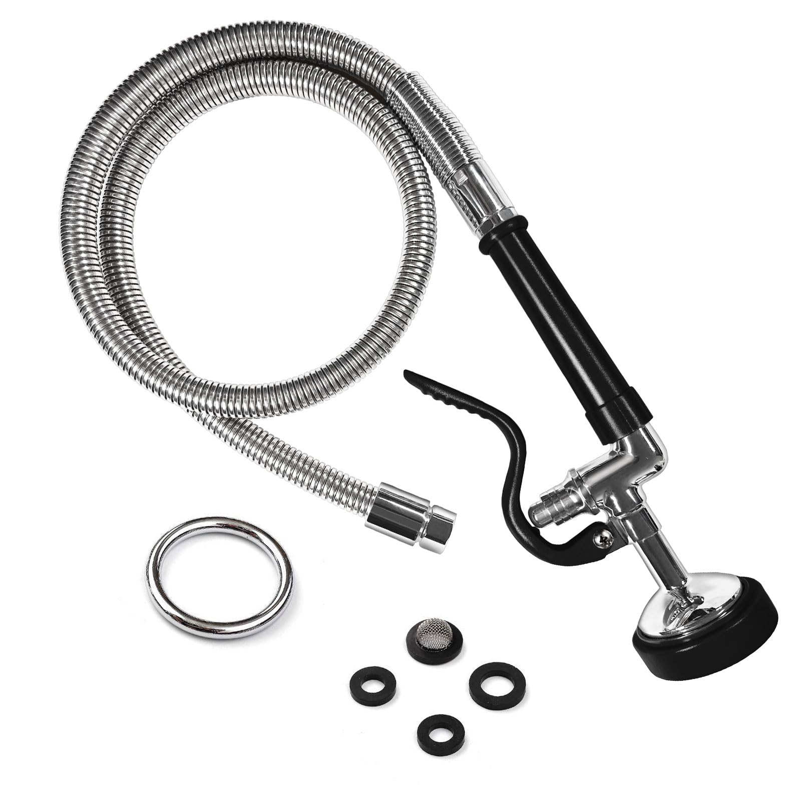 Commercial Sink Sprayer Valve with 45" Pre Rinse Hose, Pre Rinse ...