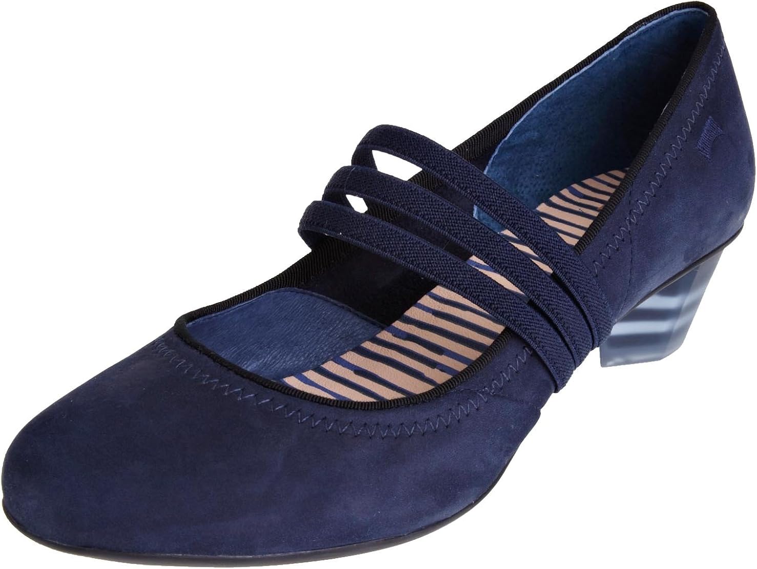 Camper , Chaussure Classique Femme - Bleu - Bleu Marine, 35.5: Amazon ...