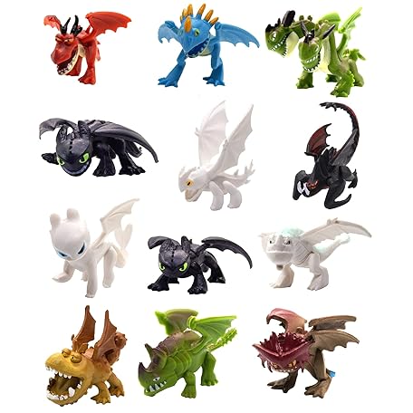 Mua Toysvill Dragon httyd (Set of 12 pcs) - Mini Action Figures, Cake ...