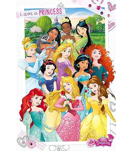 Disney Princess Alphabet Poster