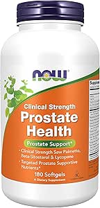 Amazon.com: NOW Supplements, Prostate Health, Clinical Strength Saw Palmetto, Beta-Sitosterol ...