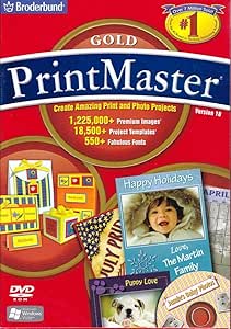 Amazon.com: Printmaster Gold Version 18 [OLD VERSION]: Software
