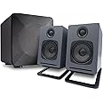 Amazon.com: Audioengine A1 Computer Speakers with Subwoofer S6 and DS1M Metal Stands : Electronics