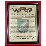 Amazon.com: Army Rangers Creed Poster 18x24 US Military Gifts Ranger ...