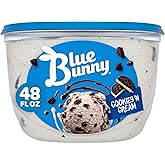 Amazon.com: Amazon Fresh, Cookies & Cream Ice Cream, 48 Fl Oz (Frozen ...