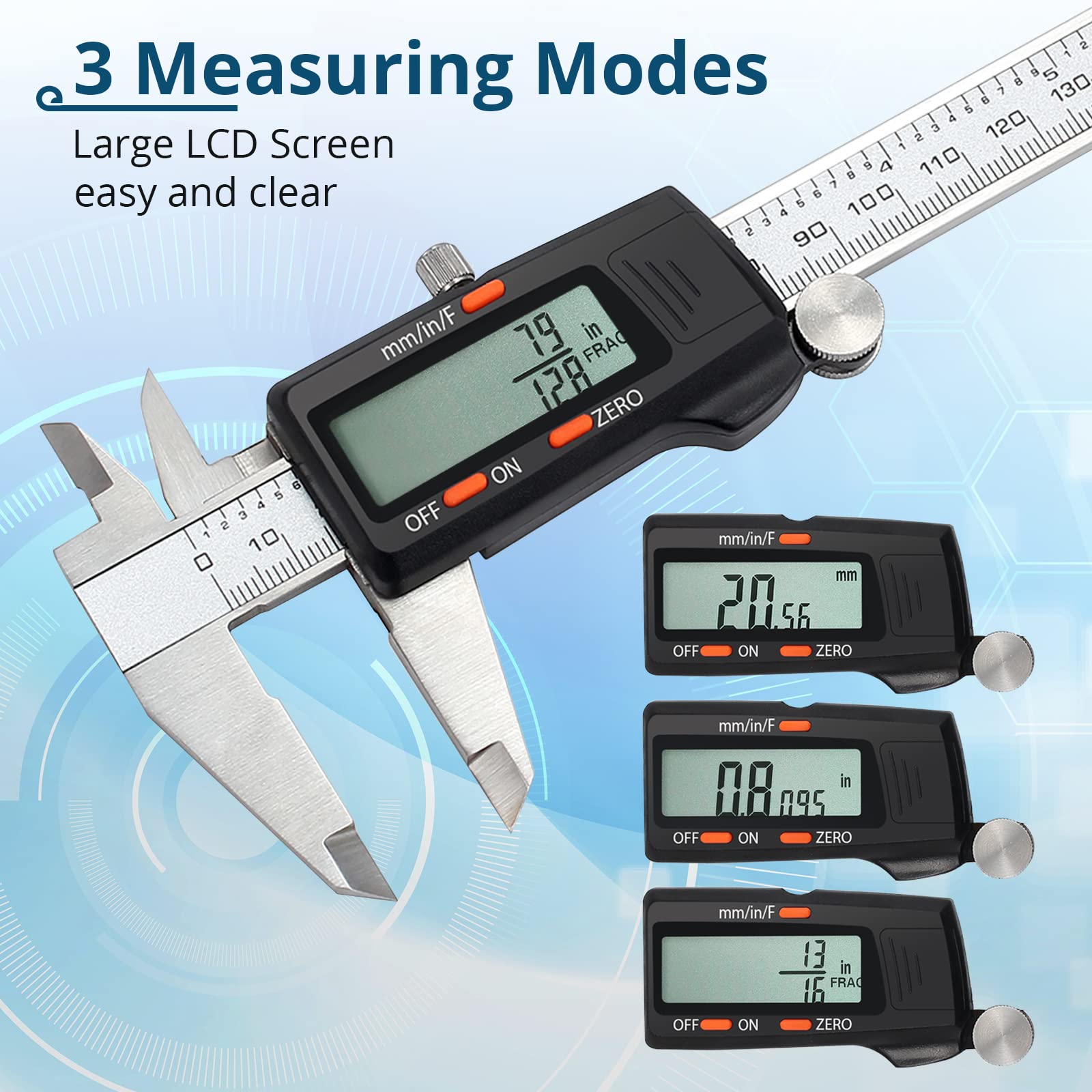 Mua ALLmeter 8 Inch/200mm Electronic Digital Caliper Vernier Micrometer ...