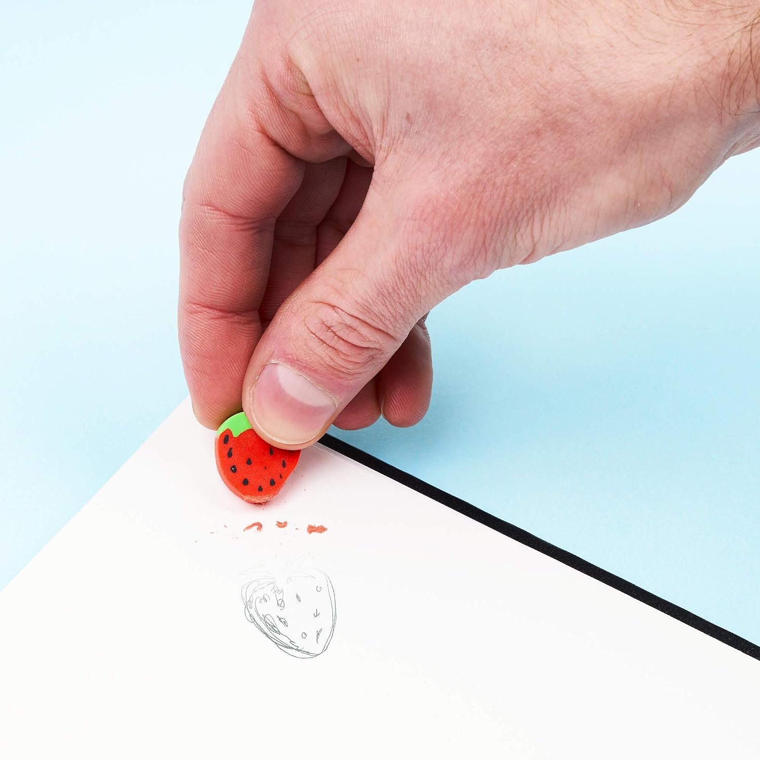 THE TWIDDLERS – 96 Mini Fruit Pencil Erasers / Rubbers – BigaMart