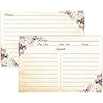 Amazon.com: Premium Double-Sided Recipe Cards 4x6 - 60 PCS Blank for ...