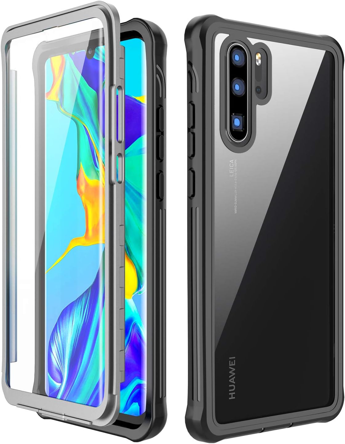 Wepro Funda Huawei P30 Pro,Transparente 360 Grados Case Antigolpes ...