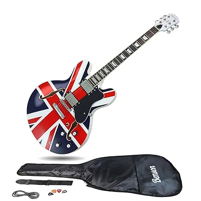 Benson ES-335 Supernova Union Jack Electric Guitar Liberia | Ubuy
