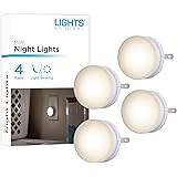 Lights By Night Mini LED Night Light, Plug-In, Dusk to Dawn Sensor ...