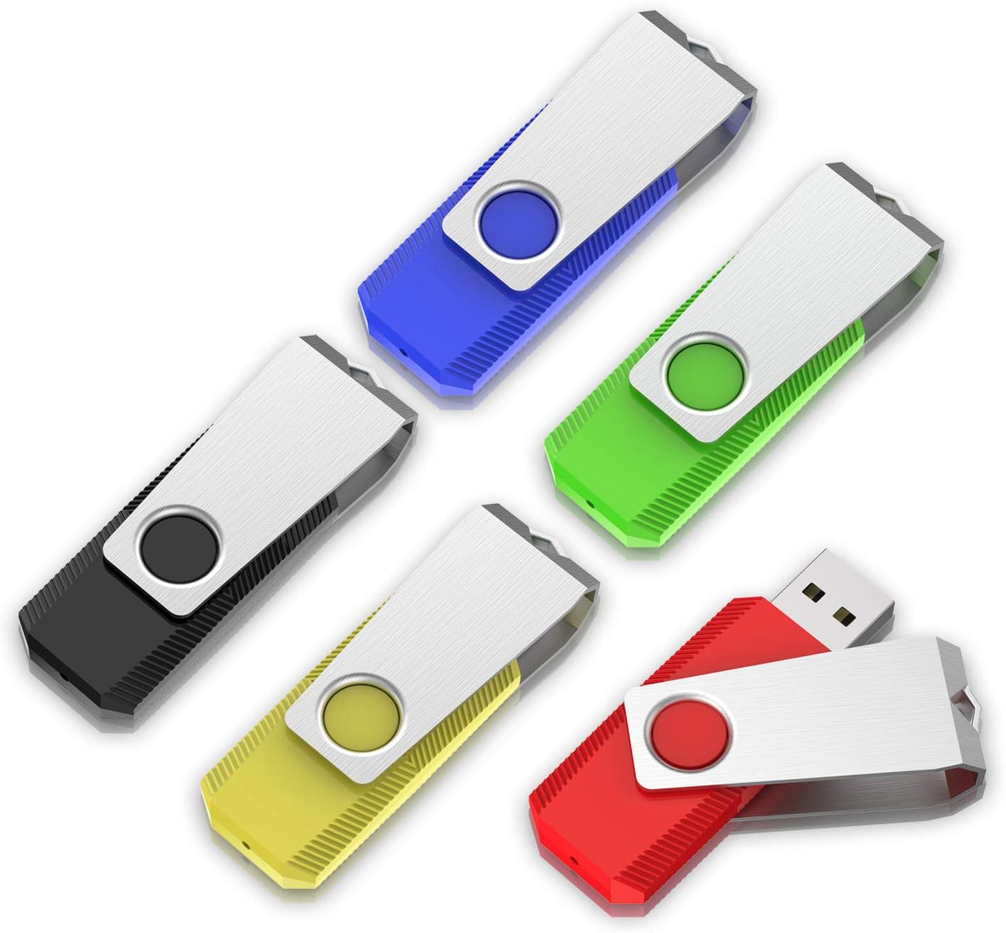 KEXIN 32GB USB Flash Drive 5 Pack USB Memory Stick USB 2.0 Thumb Drive ...