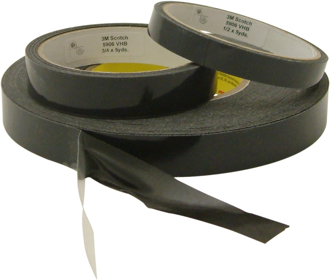 3M Scotch 5906 VHB Tape: 1/2 in x 15 ft. (Black) – BigaMart