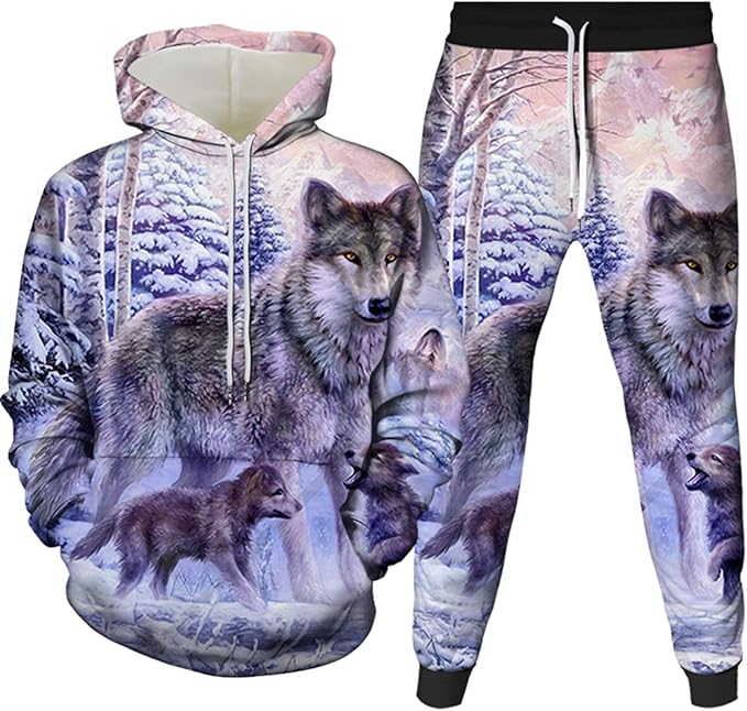 Galaxy Wolf Hoodie Hoodies Men Women Spring Autumn Pullovers ...