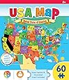 Amazon.com: MasterPieces Explorer Kids - USA Map - 60 Piece Kids Puzzle ...