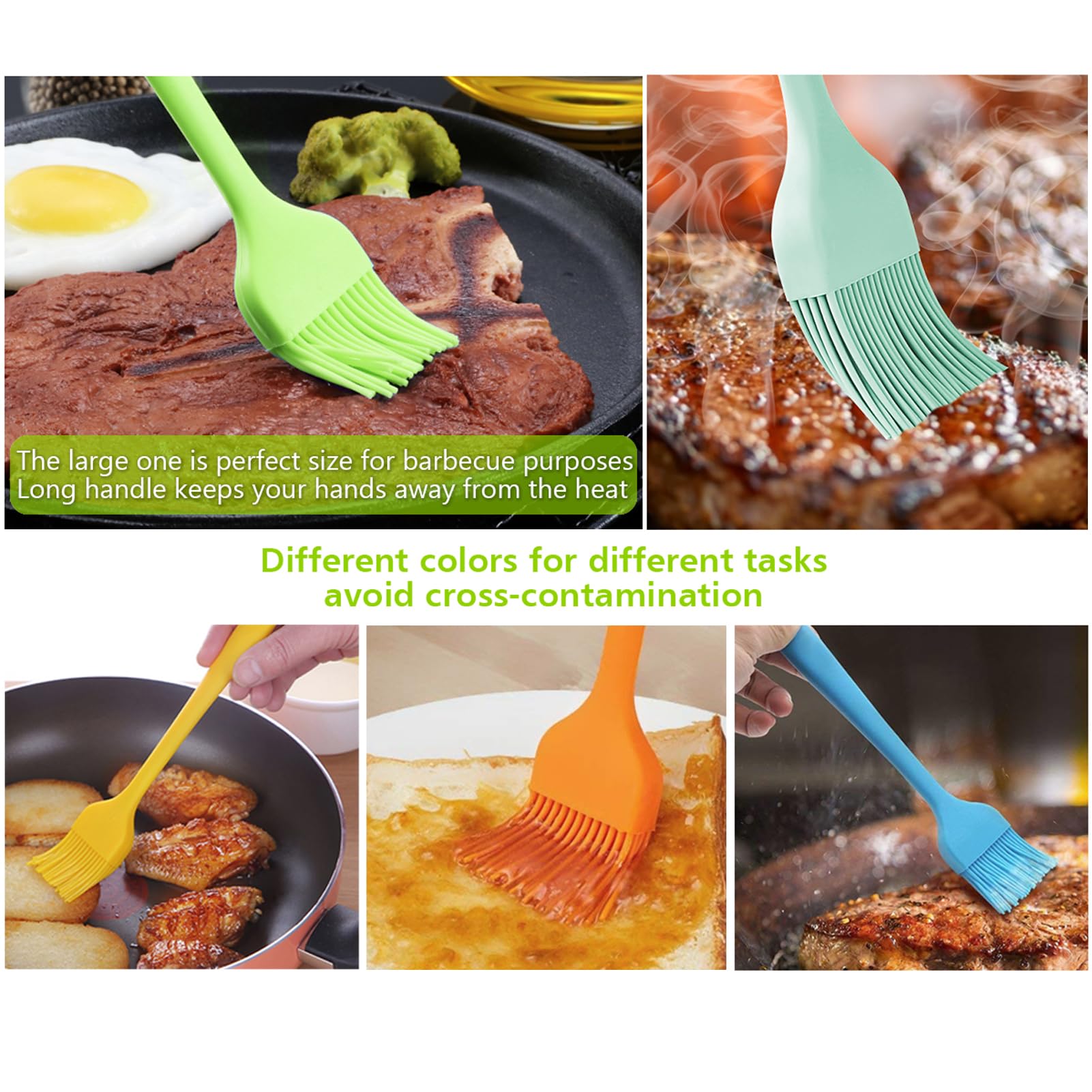 Mua Silicone Basting Pastry Brush - Cooking Brush for Oil Sauce Butter ...