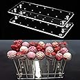 Amazon.com | Cake Pop Stand, 21 Holders Clear Acrylic Cakepop Lollipop ...
