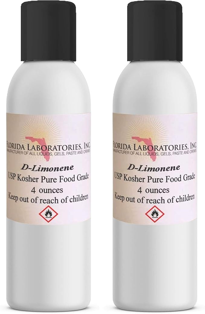 Amazon.com: D-Limonene 100% FOOD GRADE Citrus Solvent 8oz Dlimonene ...