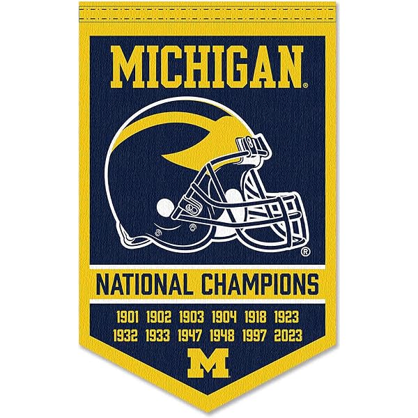 Michigan Wolverines National Championship Jersey Michigan Wolverines ...