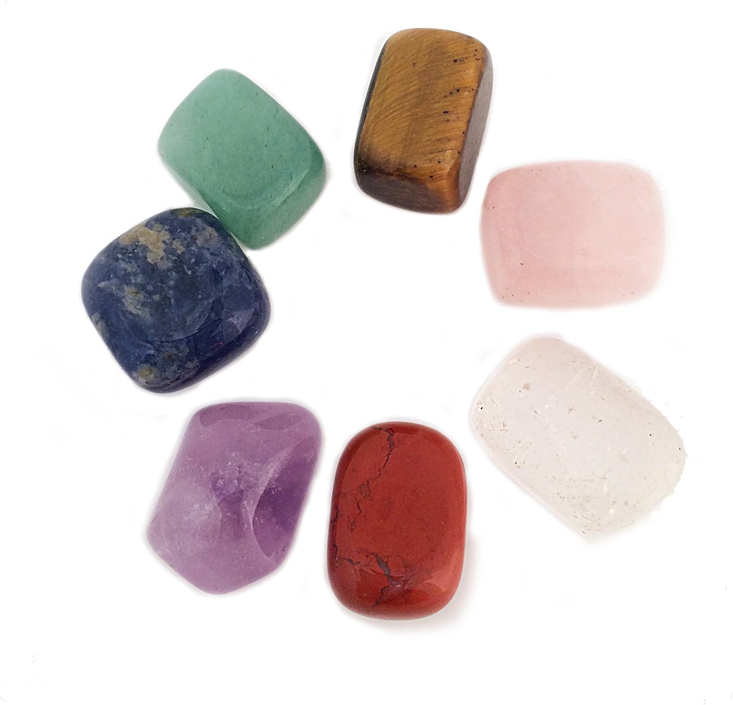 Healing Crystals for Use as 7 Chakra Stones and Worry Stones for ...