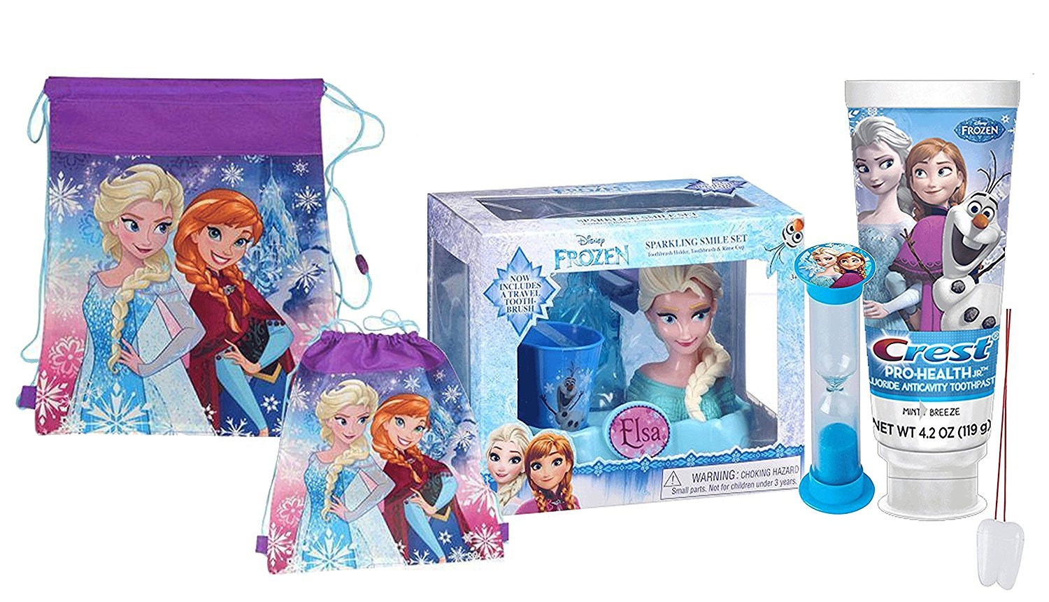 Amazon.com: Disney Frozen "Elsa" Inspired 6pc Sparkling Smile Gift Set ...